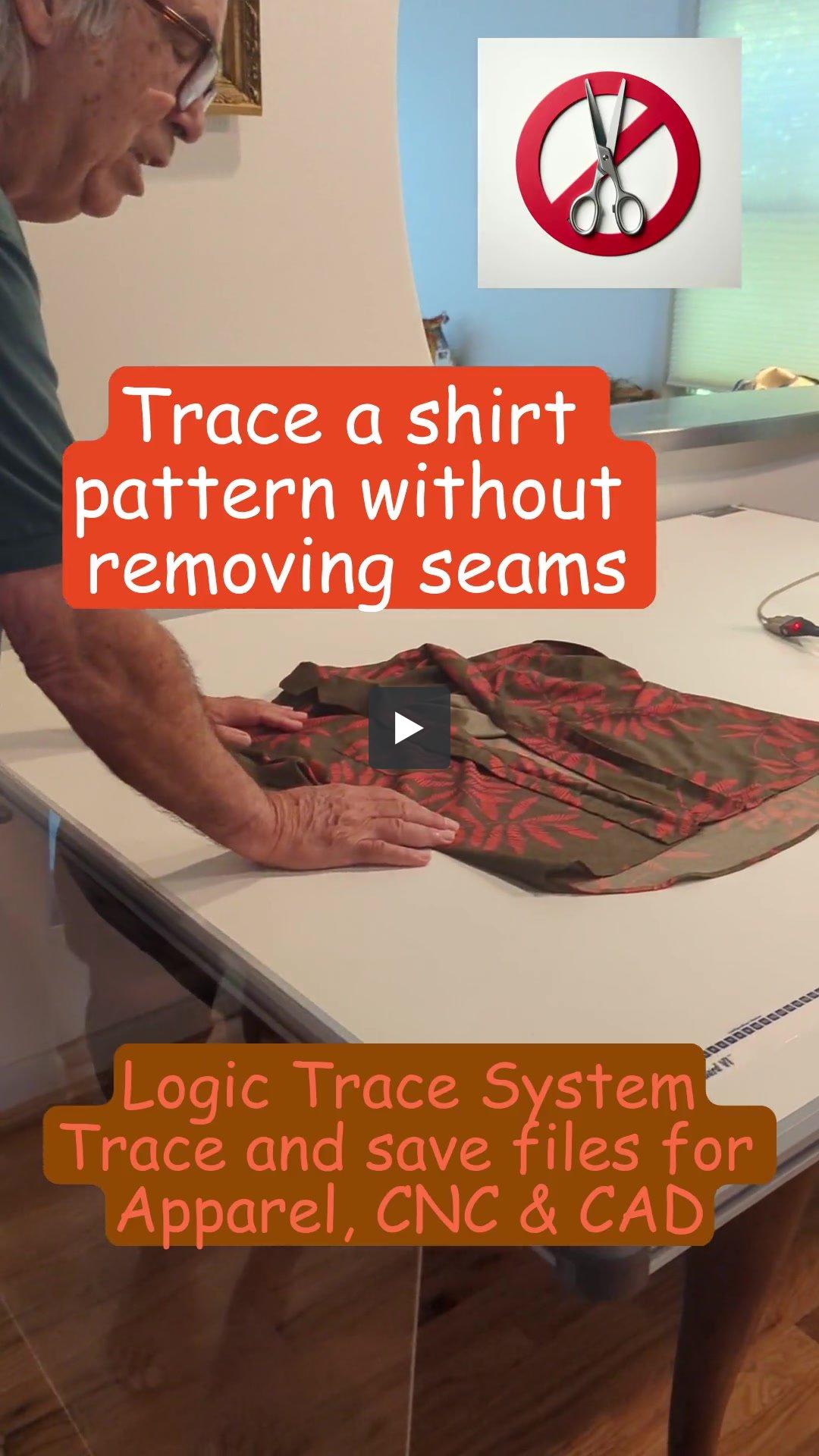 Trace a Shirt Pattern Without Removing Seems 1 V1 | The Logic Group Video Library