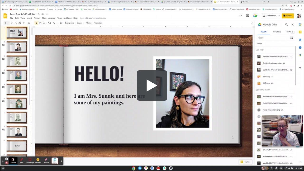 Art 1010 Meet Your Teacher | Mountainheightsacademy