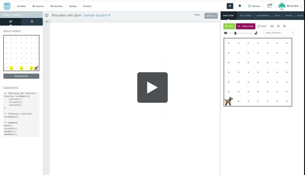 Start Function in CodeHS.mp4 | Mountainheightsacademy