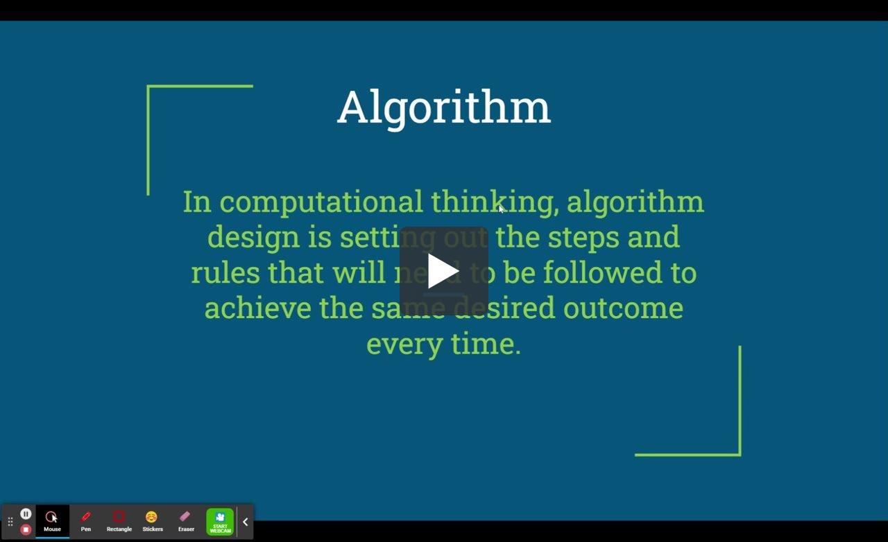 Computational Thinking Explanations - Algorithm | Mountainheightsacademy