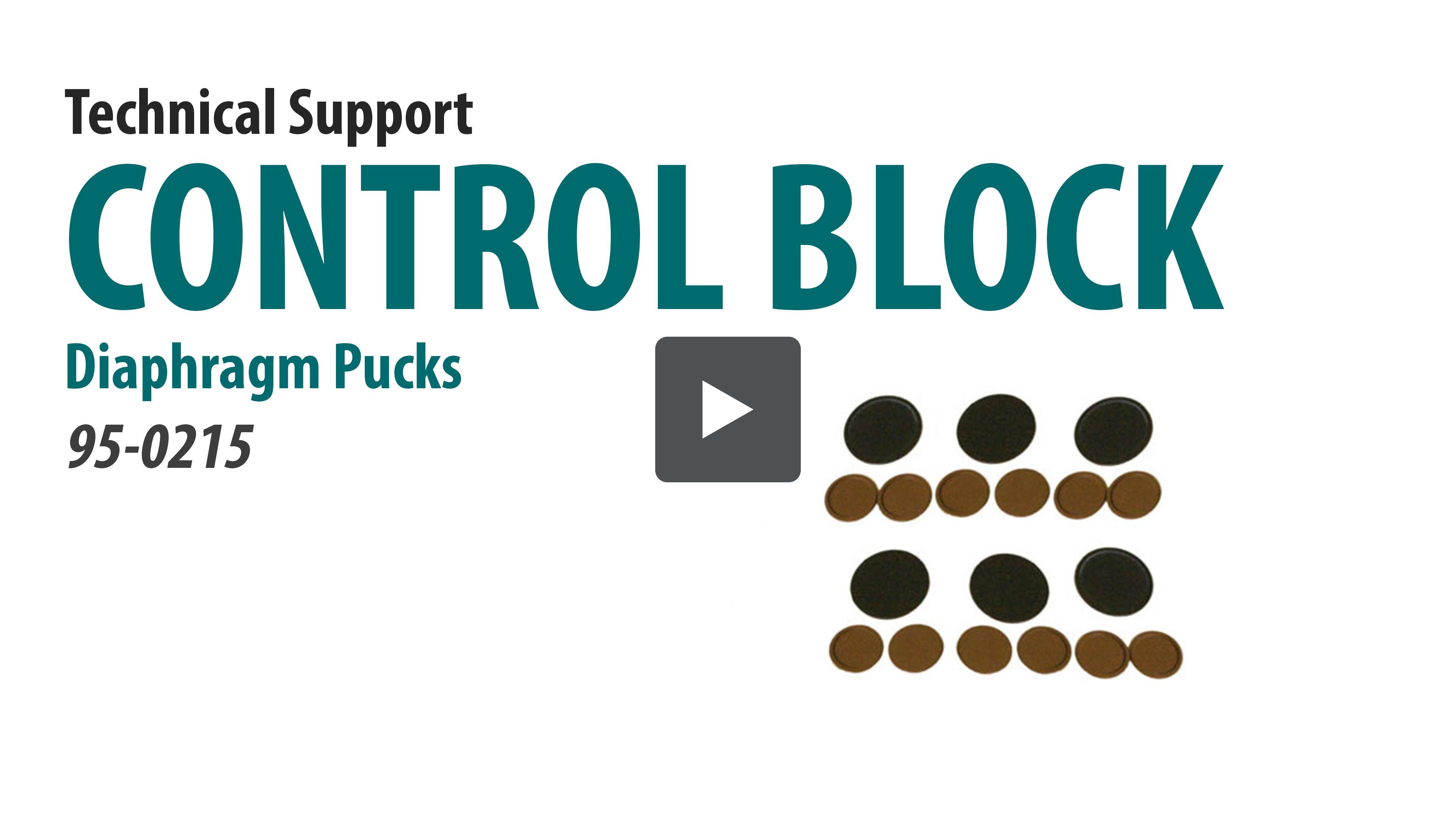 Replace the Control Block Diaphragm Pucks [66-4007] | Video Library