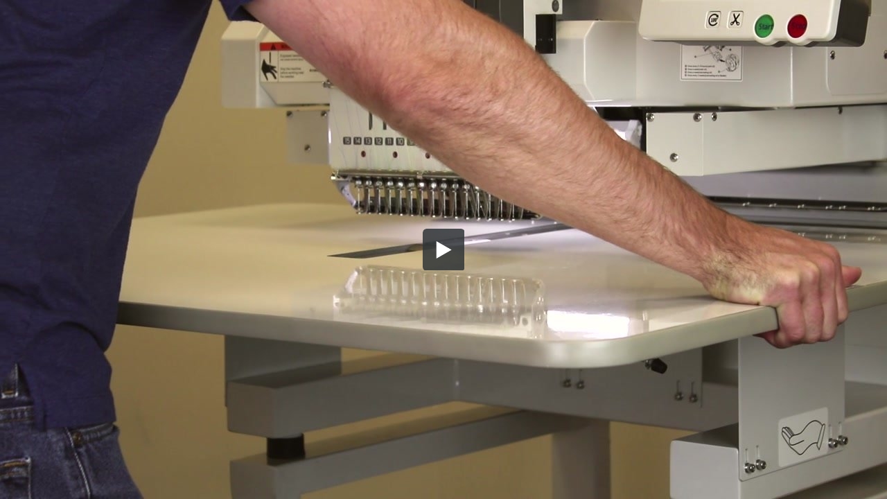 08_Flat Embroidery Extended Table | Ricoma Video Library