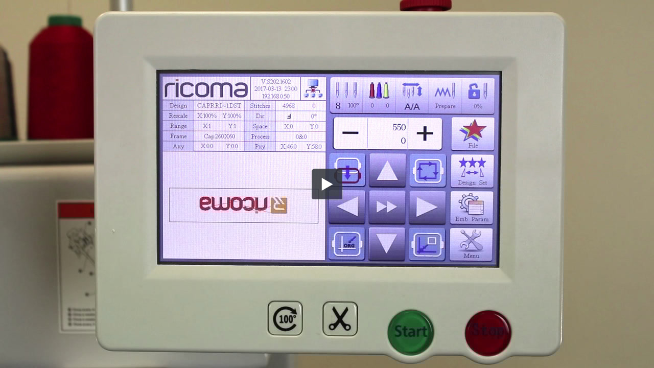 24_Cap Panel Functions | Ricoma Video Library