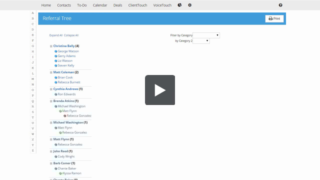 Build your Referral Tree - AllClients Knowledge Base