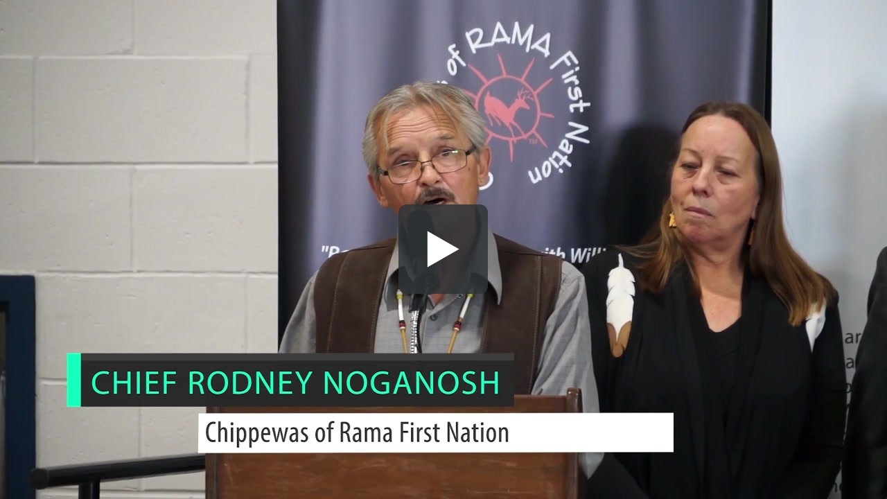 15 - Chief Rodney Noganosh, Chippewas of Rama First Nation | VIDEOS