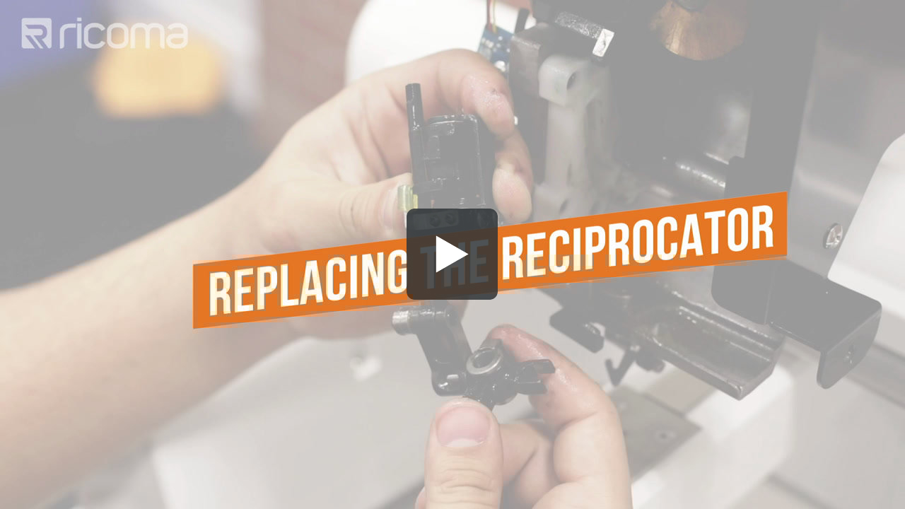 Replacing the reciprocator - EM | Ricoma Video Library