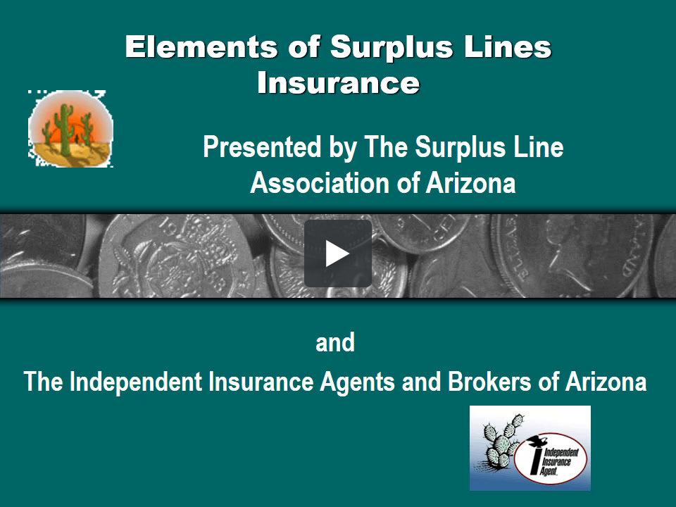 Elements of Surplus Lines Insurance | IIABAZ