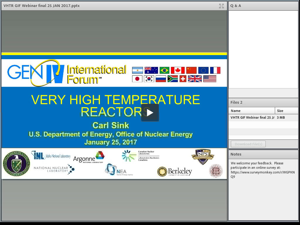 Very High Temperature Reactors (VHTR) | Foodshield