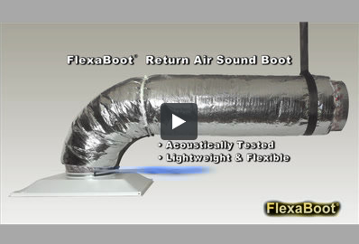 FlexaBoot® sound boot for return air grilles. | Something Different ...