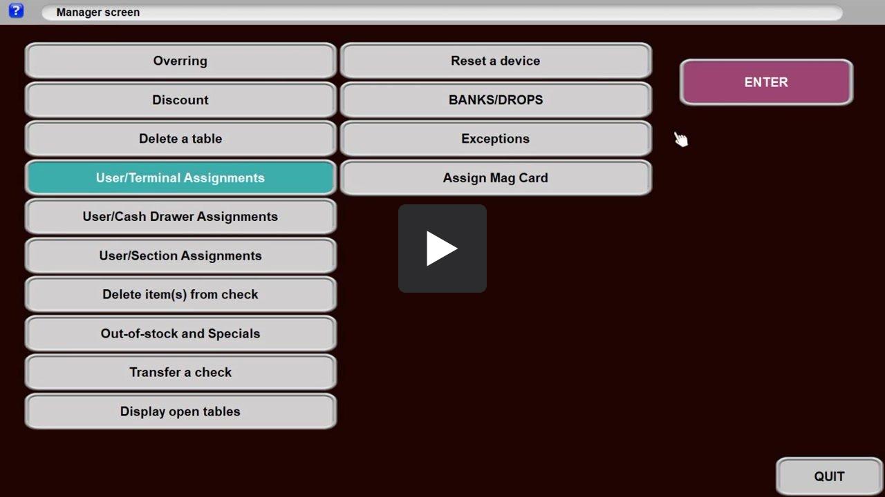 How to Assign a Terminal | Video Learning Library