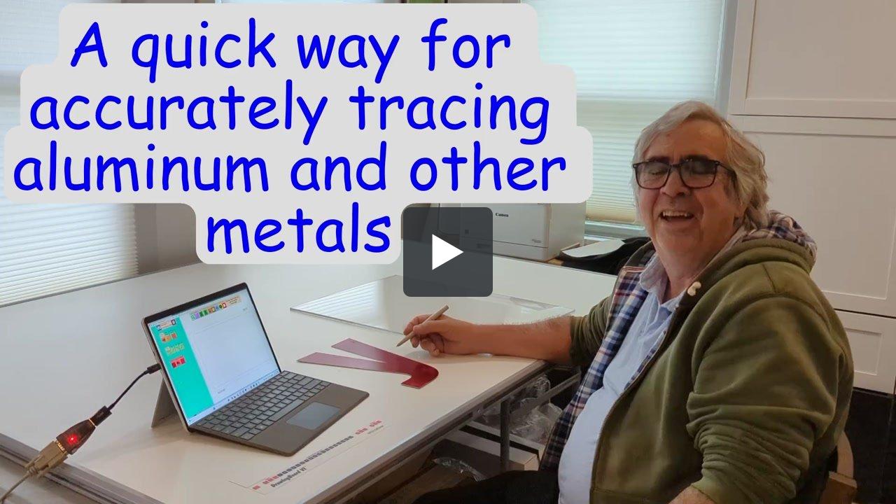 A quick way for accurately tracing aluminum and other metals | The Logic Group Video Library