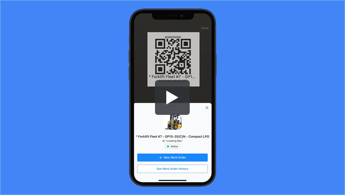Accessing Work Orders via QR Code | Video Library
