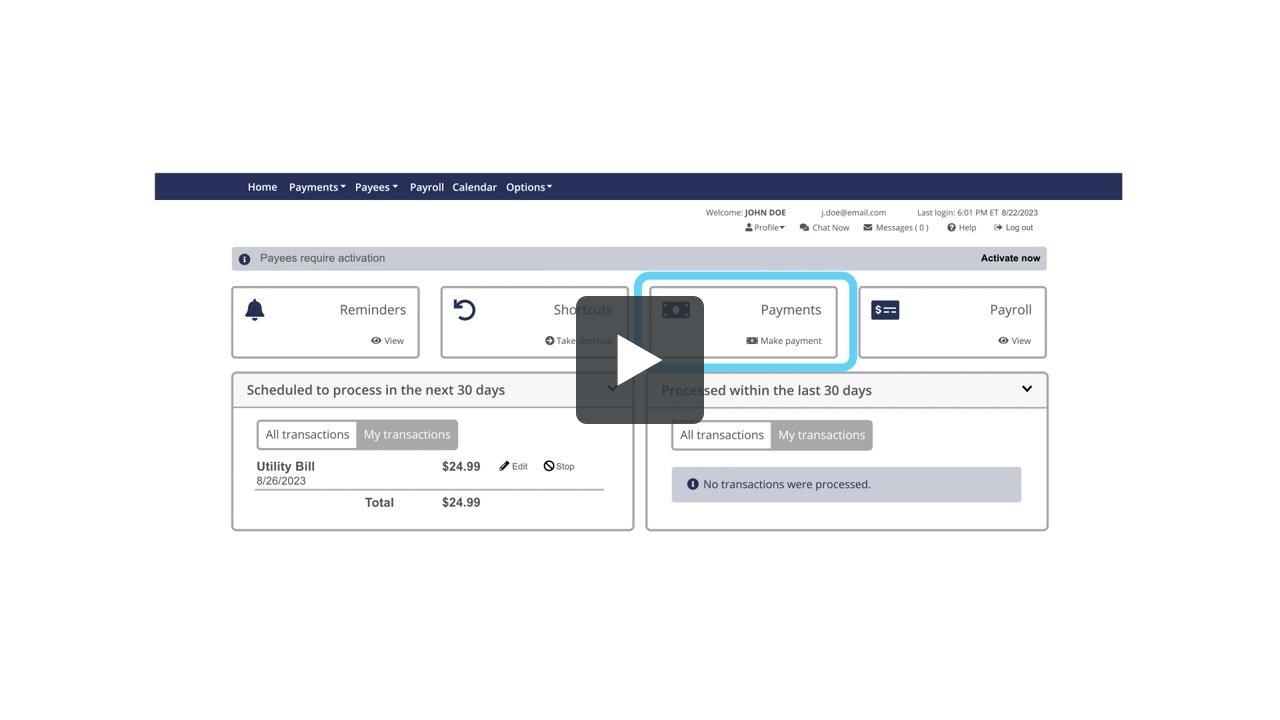 Citizens Progressive Bank: Business Bill Pay