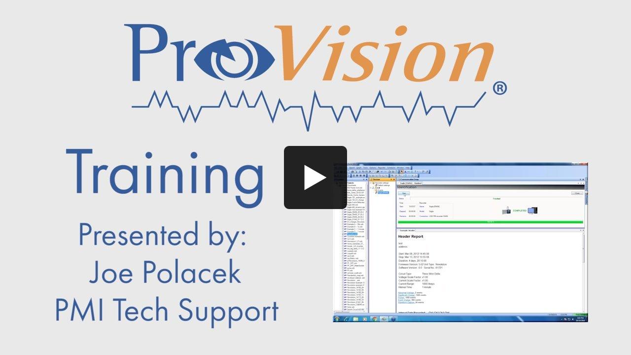ProVision Getting Started Video | Power Monitors Inc