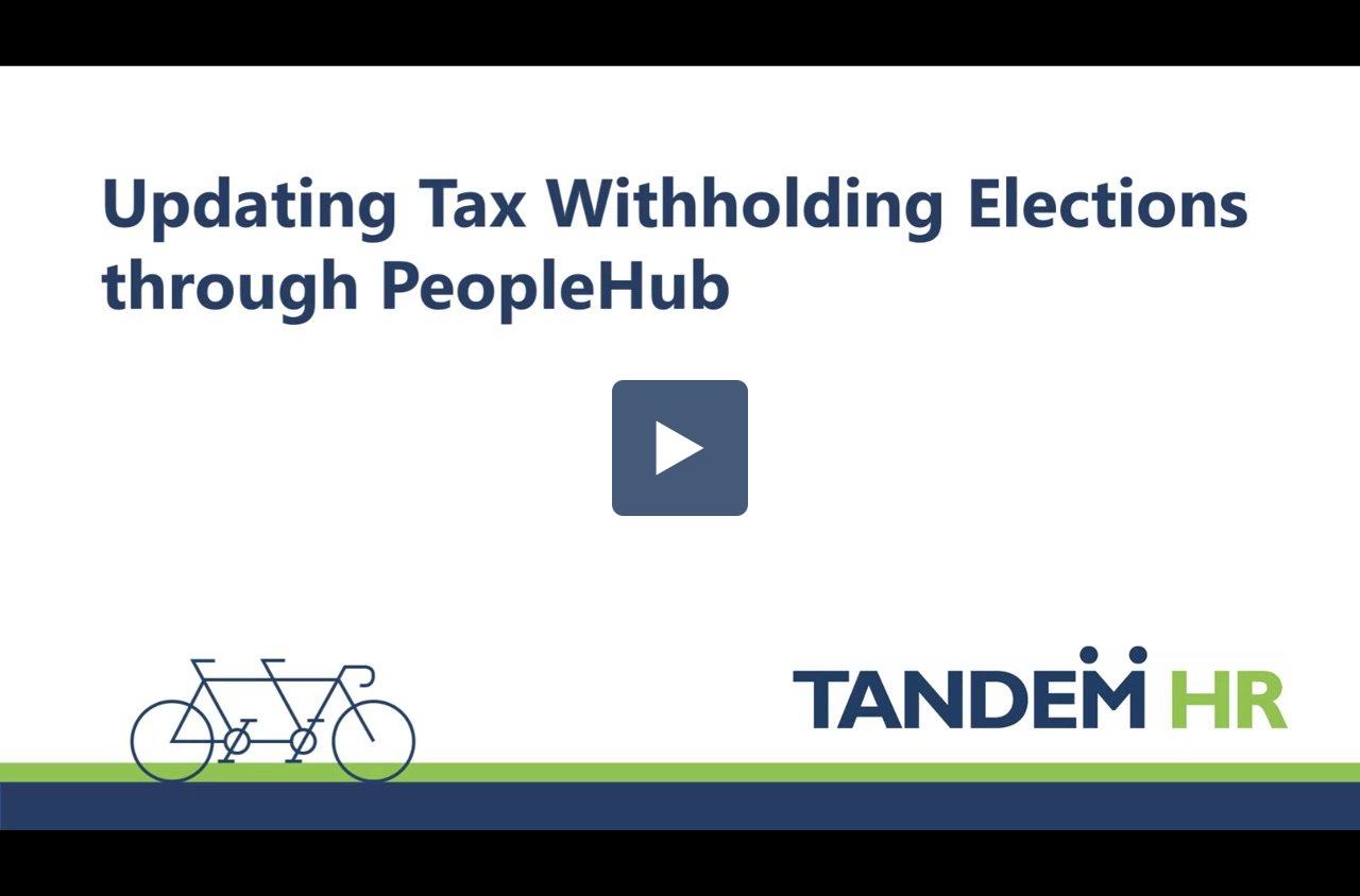 Tandem HR - Employee Tutorials | Tandem HR