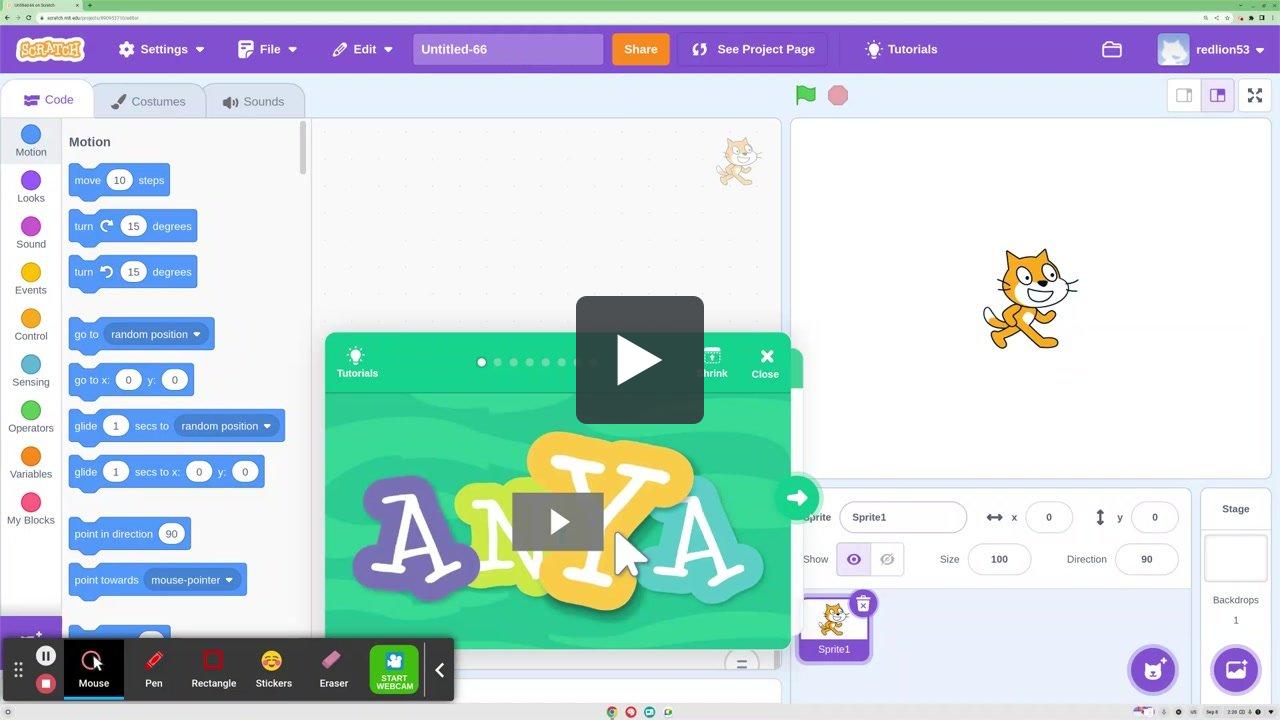 Introduction to Scratch and Name Project | Mountainheightsacademy