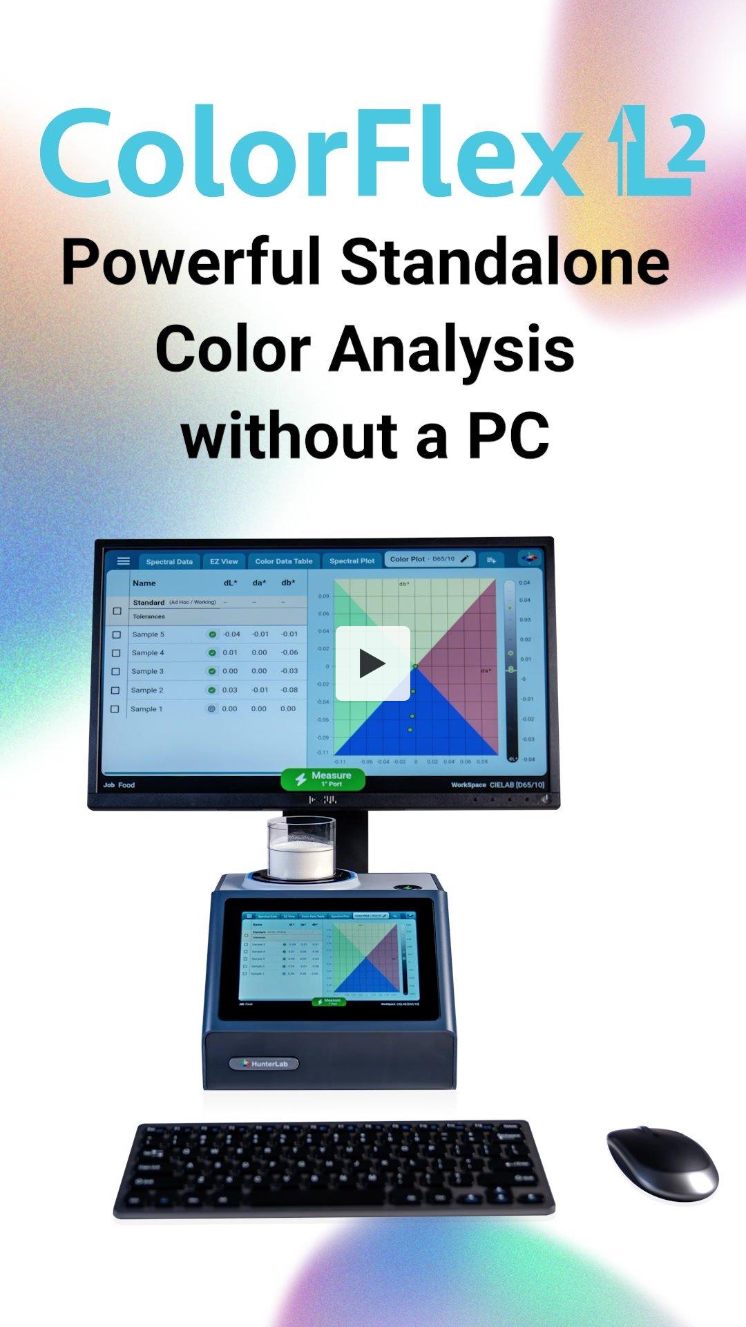 ColorFlex L2 – Powerful Standalone Color Analysis without a PC | HunterLab