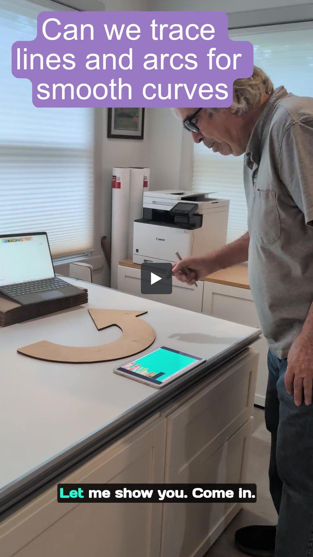 Can We Trace Lines and Arcs for Smooth Curves 1 V2 | The Logic Group Video Library