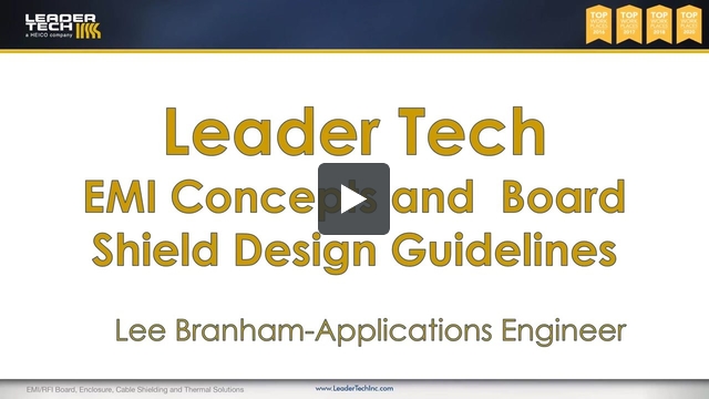 EMI/RFI Shielding - World Leading Inovator | Leader Tech