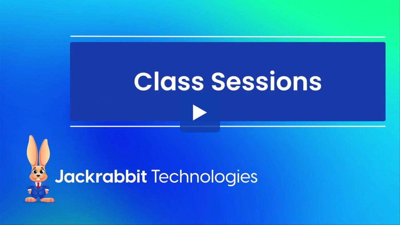 Class Sessions | Jackrabbit Technologies
