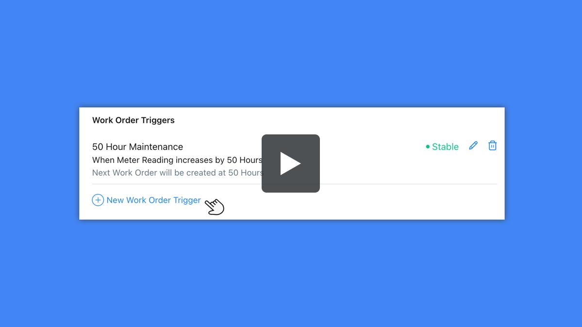 Creating Meter Reading Work Order Triggers | Video Library