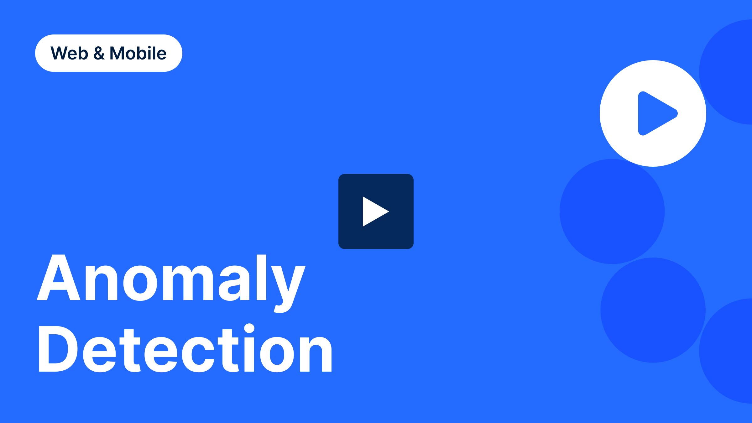 Anomaly Detection | Video Library