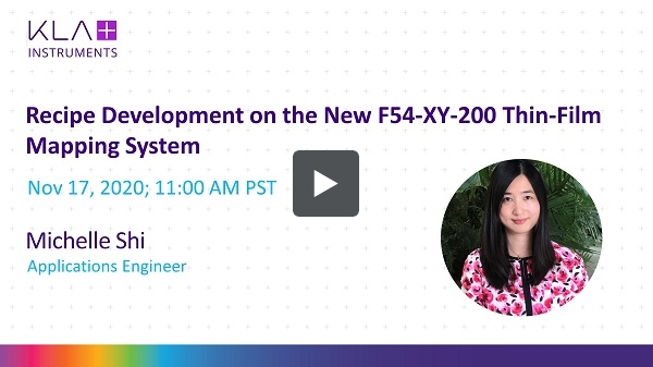 F54-XY-200 Webinar Video | KLA Instruments Webinars