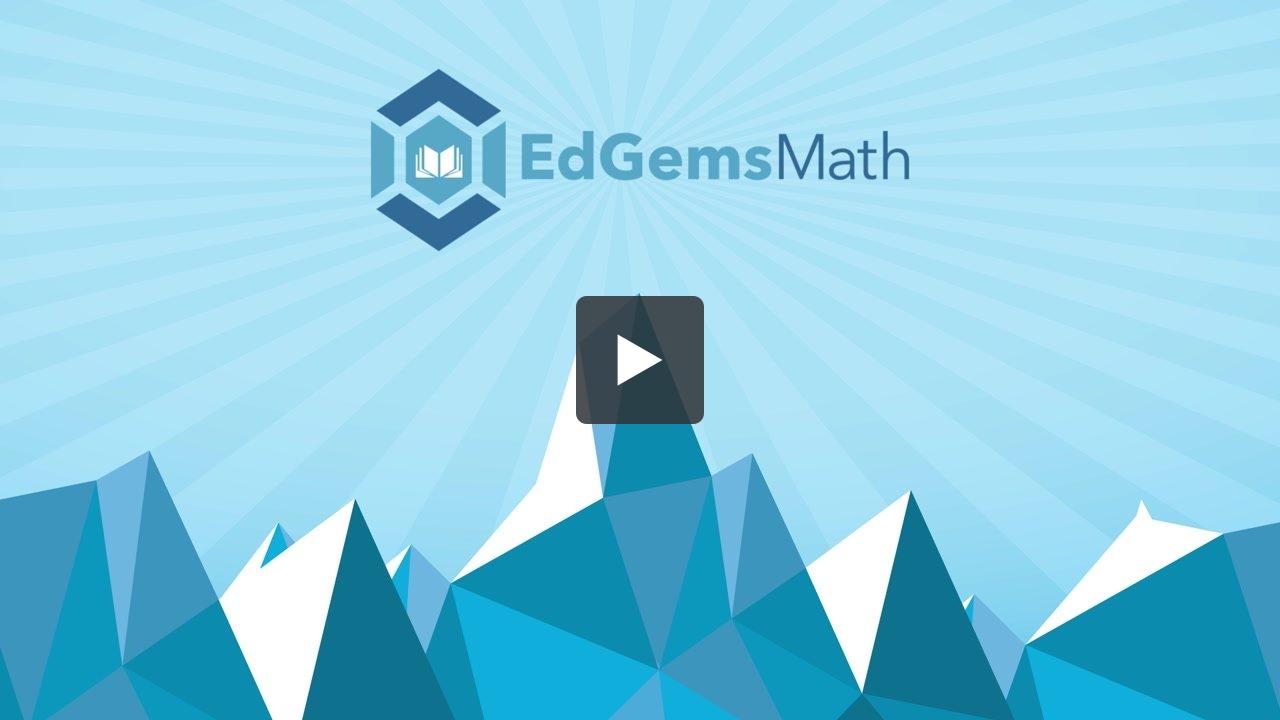 EdGems Math - Unit Vocabulary | edgems