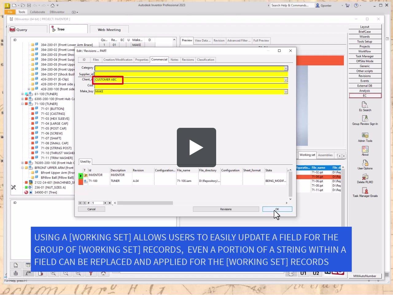 Save time with a quick introduction to [WORKING SET] features within ...