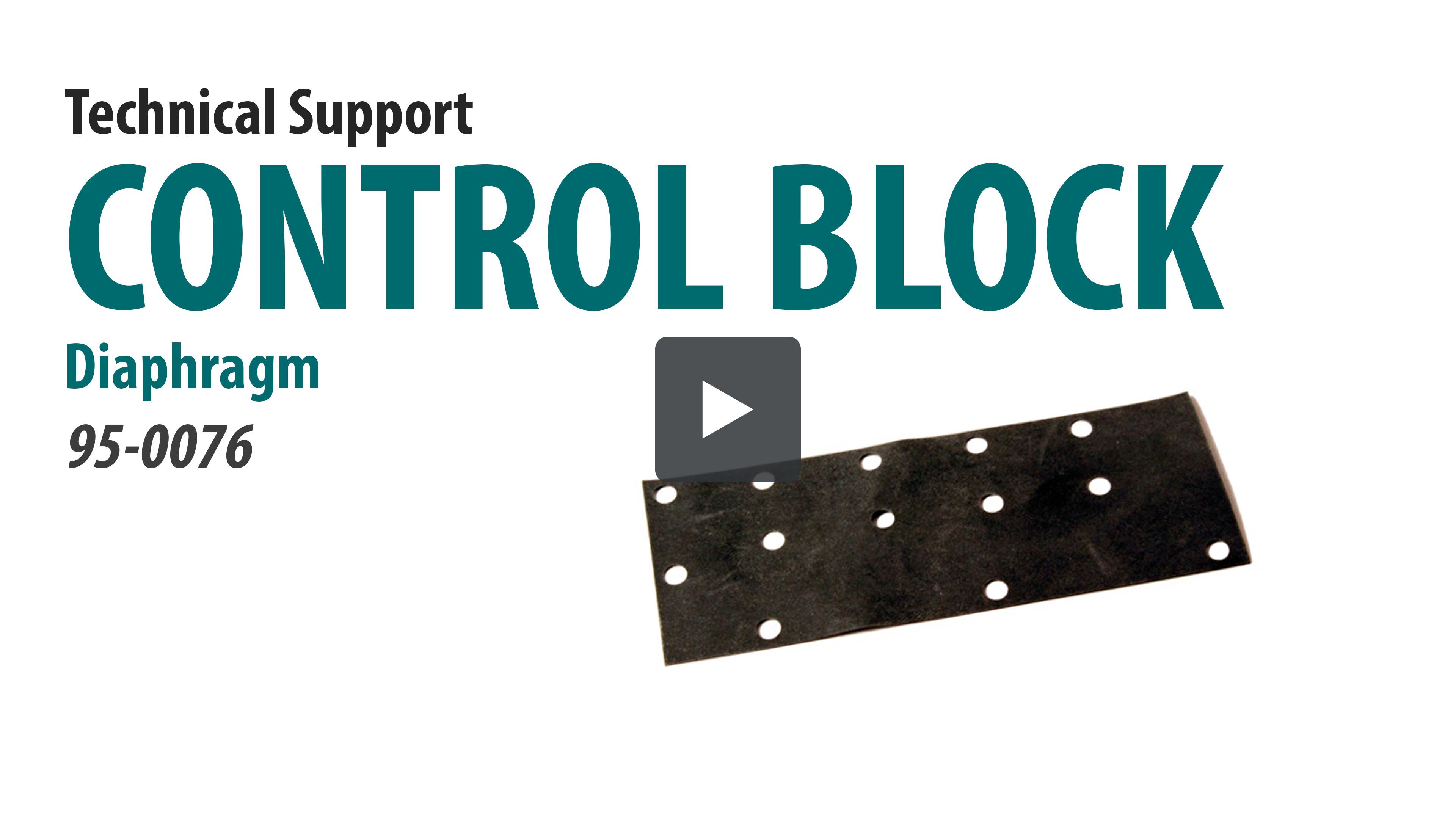 Replace the Control Block Diaphragm [66-4006] | Video Library