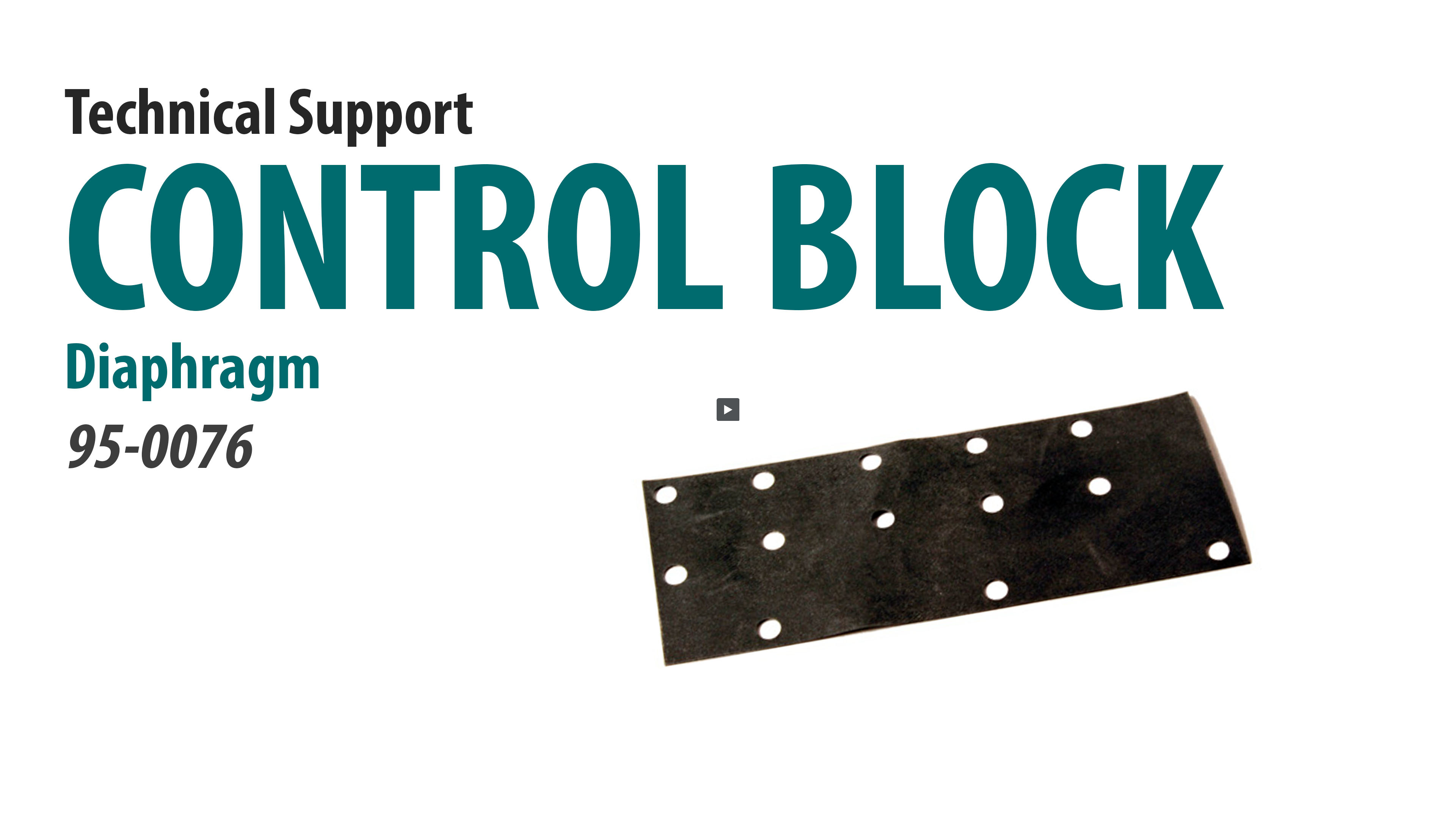 Replace the Control Block Diaphragm [66-4006] | Video Library