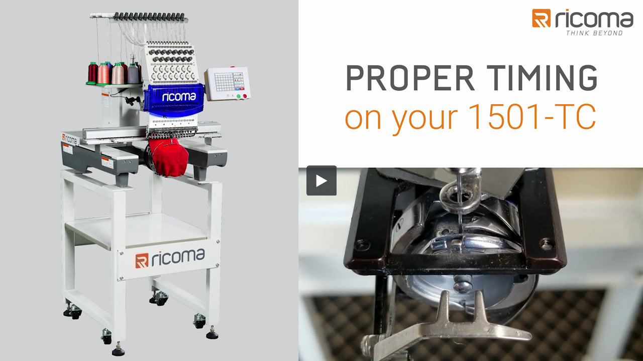 TC Series - Proper Timing | Ricoma Video Library