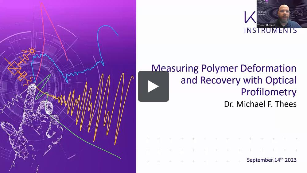 Metrology for Soft Materials Symposium: Measuring Polymer Deformation and Recovery with Optical ...