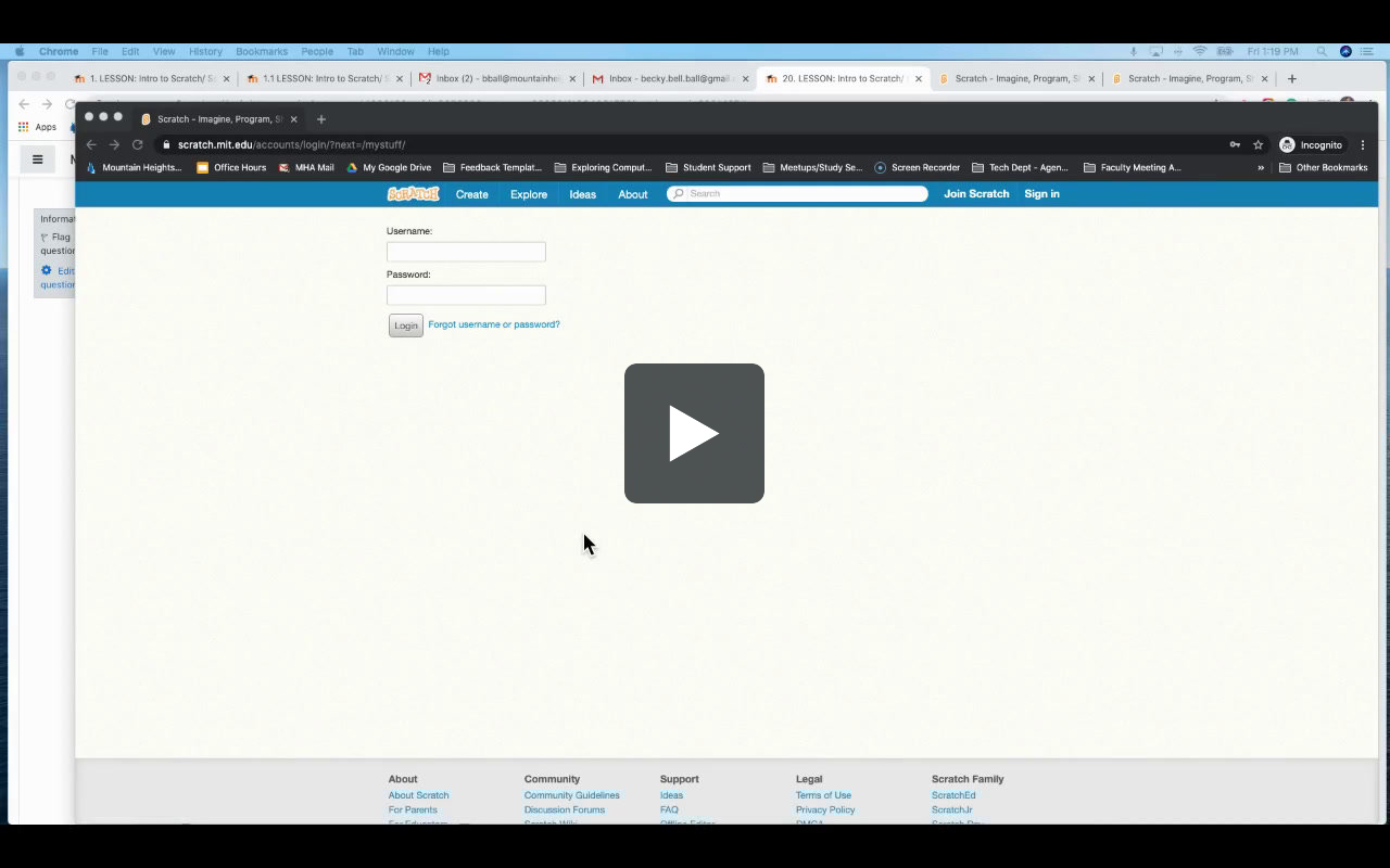 Creating Account in Scratch.mp4 | Mountainheightsacademy