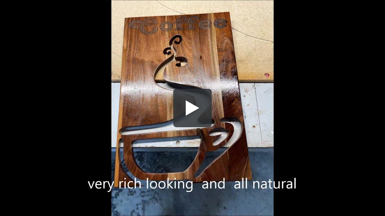 trace out a coffee graphic and cut it on a cnc machine | The Logic ...