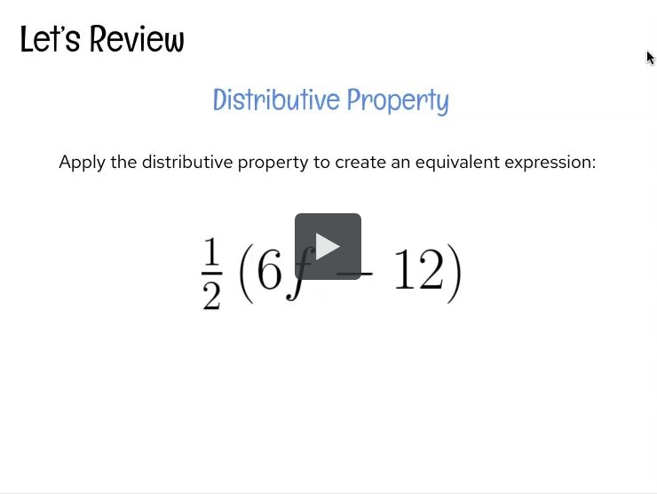 Distributive Property Review.mp4 | Mountainheightsacademy