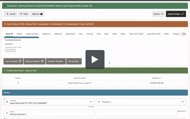 Physical Therapy Software Demo Videos